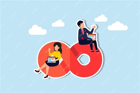 premium vector devops agile software developments development