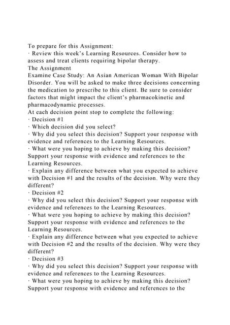 To Prepare For This Assignment· Review This Weeks Learning Resdocx To Prepare For This Assignment· Review This Weeks Learning Resdocx
