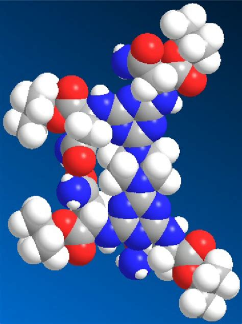 Figure S3 Cpk Model Of The Minimized Structure Of The Compound 1