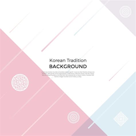 Premium Vector Korean Traditional New Year Background Korean Patterns