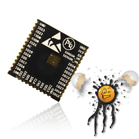 espressif wroom esp32u esp32d dual core 32mbit 4mb flash wifi wlan modul ei ot de