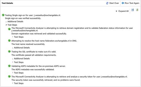 Remote Connectivity Analyzer Single Sign On Test Jaap Wesselius