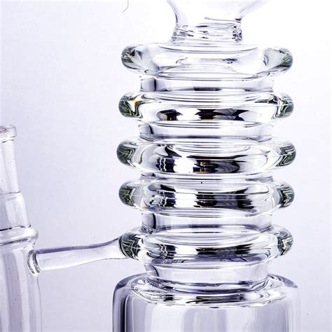 10 Screw Thread Inline Diffuser Perc Bong Puffing Bird Nz