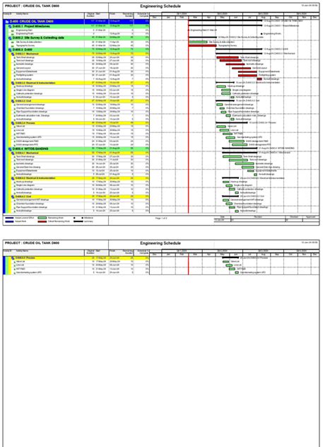 D 600 Engineering Schedule 00 Pdf