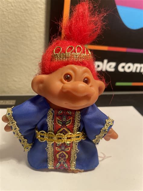 Vintage 2001 Playmates Troll Company King Azul Tt Totally Troll Doll 5 Ebay