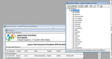 Menghubungkan Data Report Vb6 Dengan Query Database Tutorial Kartiwa