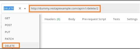 Postman Delete Requests