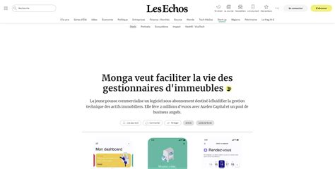 Monga X Les Echos Monga