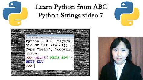 Python from ABC Lesson video 初级入门程序课程 视频 YouTube