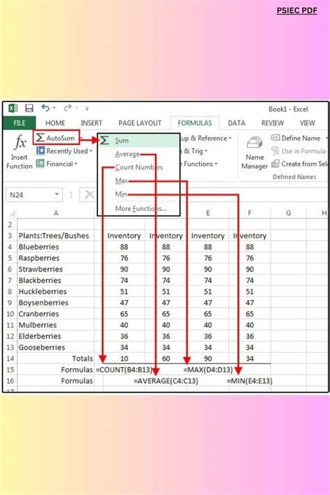 [pdf] excel formulas cheat sheet basic and financial formulas for beginners in 2024 excel