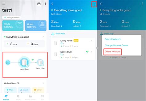 How To Delete A Network On The Deco App Tp Link Service Provider