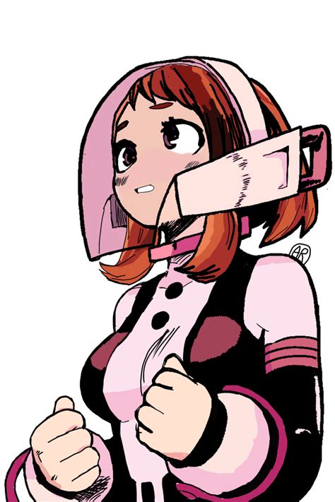 I Thought I Would Try And Draw Uraraka D Rbokunoheroacademia