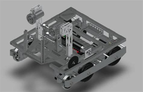 FRC2016 1002號機器人車模型3D圖紙 STP格式 每日頭條