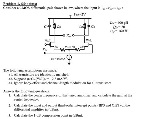 Please Answer 2 And 3 This Differential Amplifier