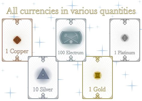 Coins Tokens Dnd 5e Compatible Printable Digital Only Dungeons