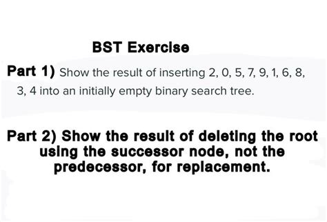 Solved Part 1 Show The Result Of Inserting 20579168