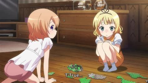 Cocoa And Syaro With Jigsaw Puzzle R Gochiusa