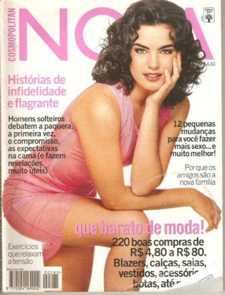 Ana Paula Arósio Nova Magazine June 1997 Cover Photo Brazil