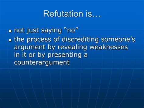 Ppt Refutation Powerpoint Presentation Id 173283