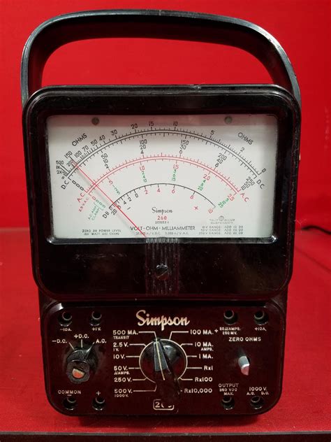 260 Simpson Multimeter Alltest Instruments