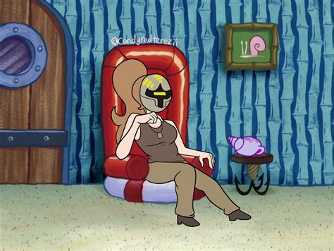 Spongebob Chair Commission By Rougiethebat2256 On Deviantart