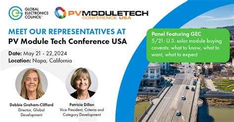 Gec Sponsors Pv Moduletech Conference Usa Global Electronics Council