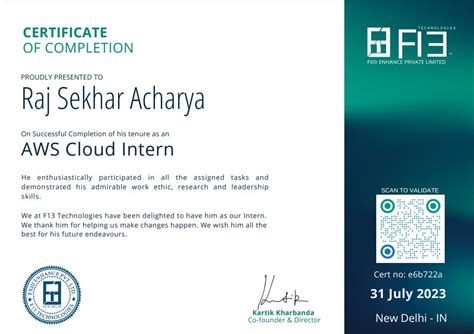 Team Awsinternshipcomplete Raj Sekhar Acharya