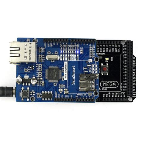 Discontinued Sainsmart Mega2560 R3ethernet Shield Kit For Arduino A
