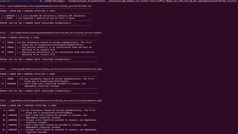 Fix The Warningserrors Reported By Phpcodesniffer 3371754