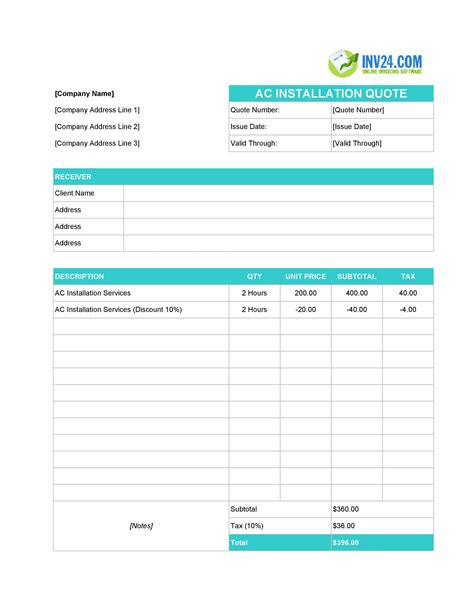 Air Conditioning Installation Quotes