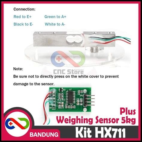 Jual Best Deal Kit Hx711 Module 5kg Pressure Sensor Set Weighing Sensor