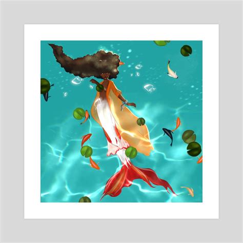 Mermaid An Art Print By Arielle Parris Inprnt