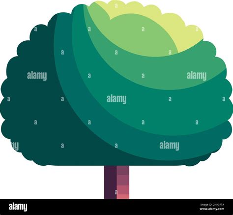 Flat Tree Illustration Stock Vector Image And Art Alamy