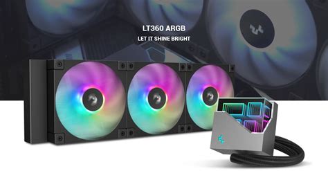 Deepcool Argb Aio Liquid Cooler Lt240 Lt360 Shopee Malaysia
