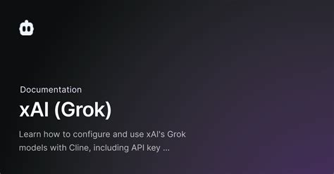 Xai Grok Cline