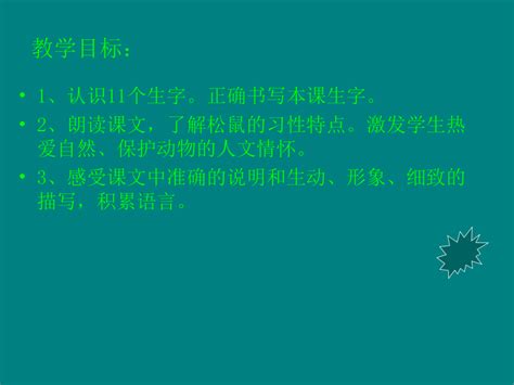 17 松鼠 课件 共19张PPT 21世纪教育网 二一教育