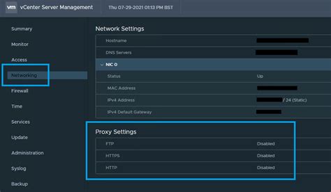 And Proxy Server Unreachable Vmware Vcenter Vcsa Not Accepting Proxy Settings