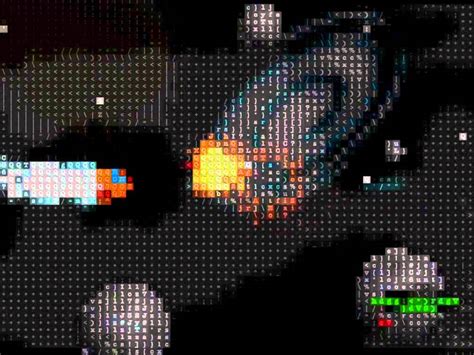 Space Game Starter Kit In Ascii Art Youtube