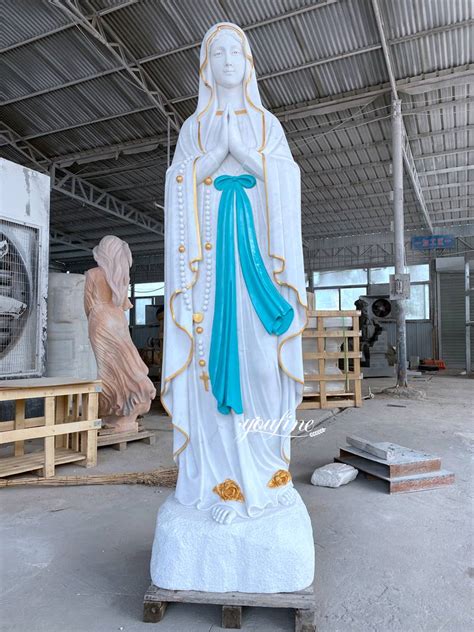 Our Lady Of Lourdes Statue Outdoor At Jasper Rae Blog