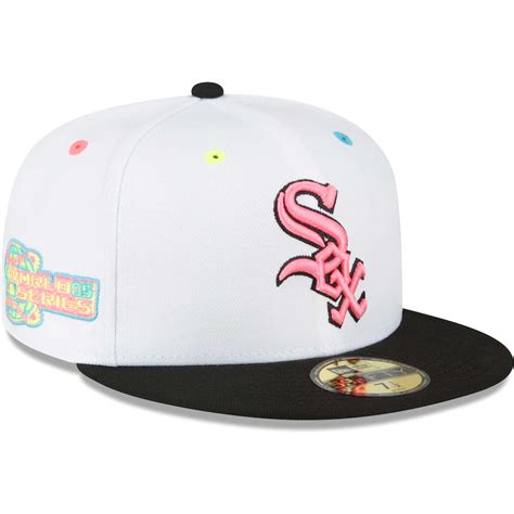 New Era Chicago White Sox White Neon Eye 59fifty Fitted Hat