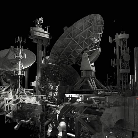 3ds Max Industrial Communications Array