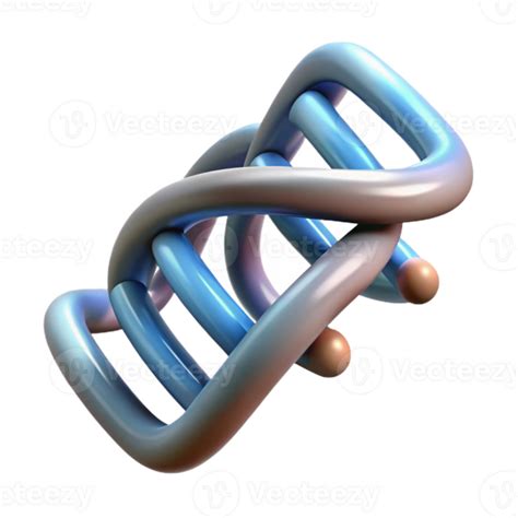 Elegant Classic Genetic Code Helix Structure Isolated Genuine 58024606 Png