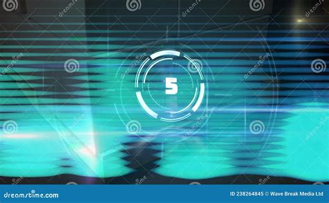 Animation Of Countdown Over Light Trails Stock Video Video Of Finance Connection 238264845