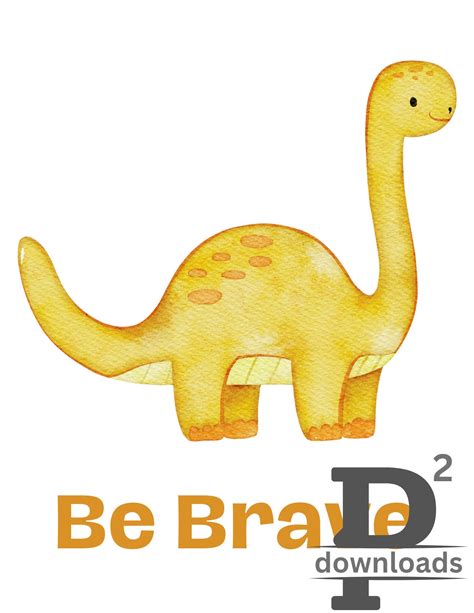 Dinosaur Class Rules Be Brave Be Kind Be Strong Wall Posters Digital