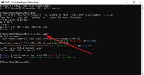 넘파이numpy 설치 및 소개