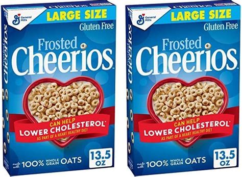 Cheerios Frosted Cheerios Heart Healthy Cereal Gluten Free