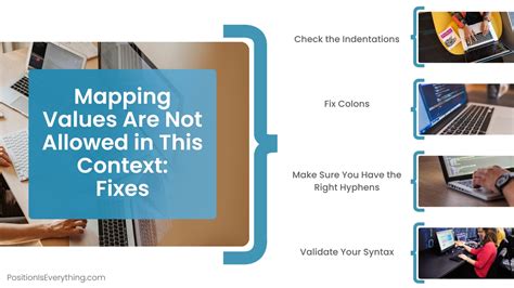 Mapping Values Are Not Allowed In This Context Debugged Position Is Everything