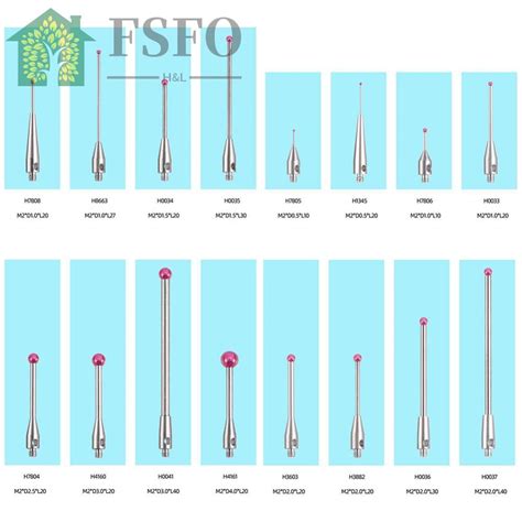 Cmm Probe Corrosion Resistance Ruby Ball Gauge Head 3d Universal Probe M2 Shopee Malaysia