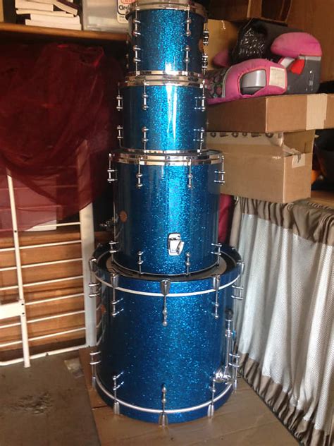 Last Price Drop Gretsch New Classic Maple Drum Set Ocean Reverb
