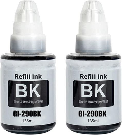 Megatank Printer Gi290 Ink Refill Bottles For Canon Pixma S 4 Pack